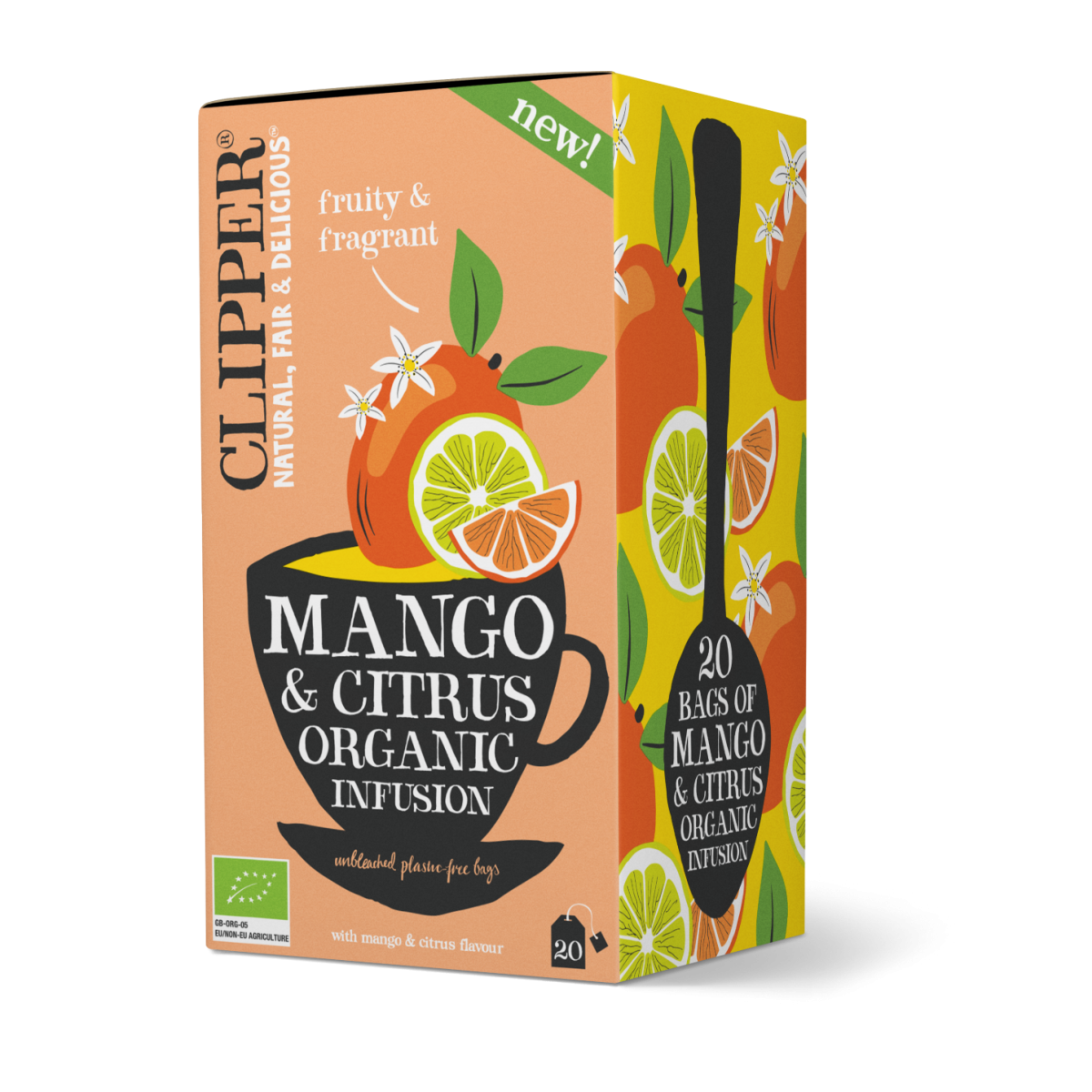 Clipper Organic Mango & Citrus Infusion - Clipper Teas NL